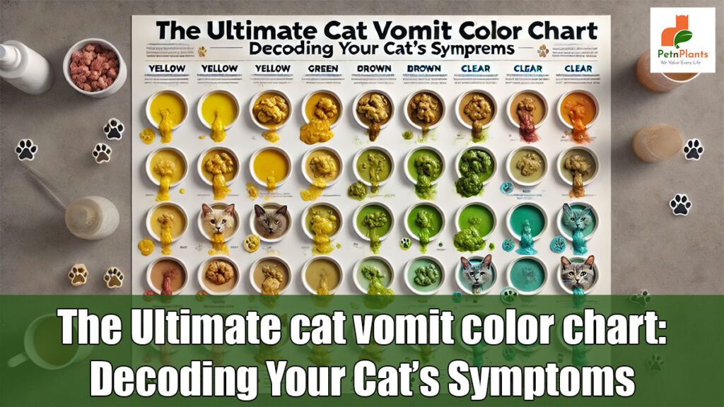 The Ultimate cat vomit color chart: Decoding Your Cat’s Symptoms - Pet ...